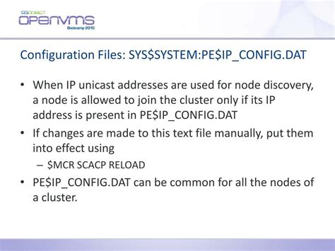 Ppt Using Ip Networks As An Openvms Cluster Interconnect Keith Parris