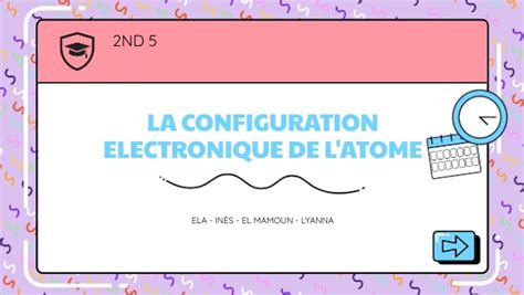 Configuration éléctronique