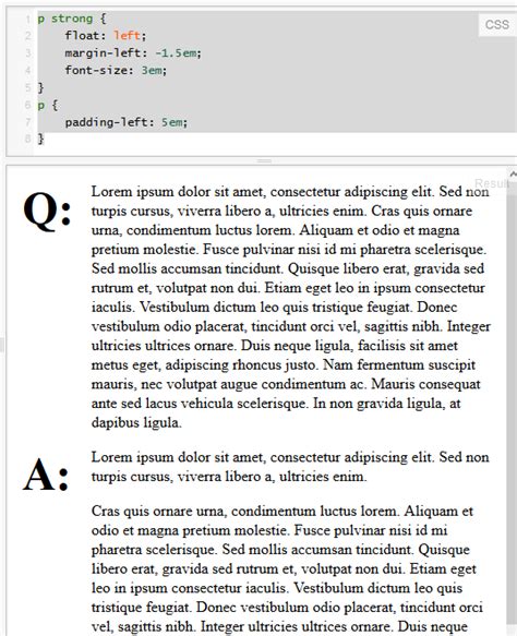 Css How To Position A Block Of Text On The Same Line Stack Overflow