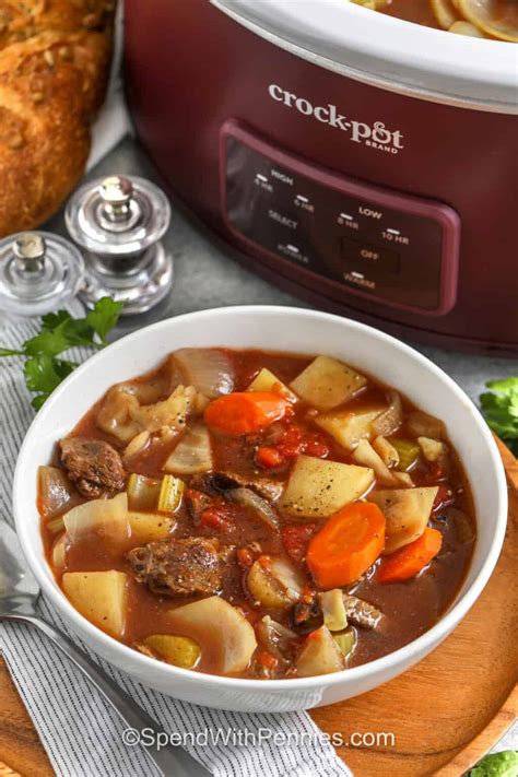 Slow Cooker Beef And Cabbage Stew