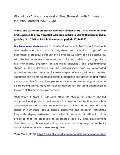 Ppt Global Lab Automation Market Powerpoint Presentation Free Download Id 12379635