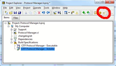 Enable The Run From Build Button On Installer Builds Ni Community