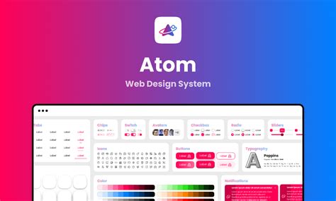 Atom — Web Design System Figma