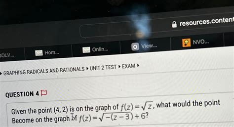 Solved Resources ContenNVO GRAPHING RADICALS AND RATIONALS Chegg