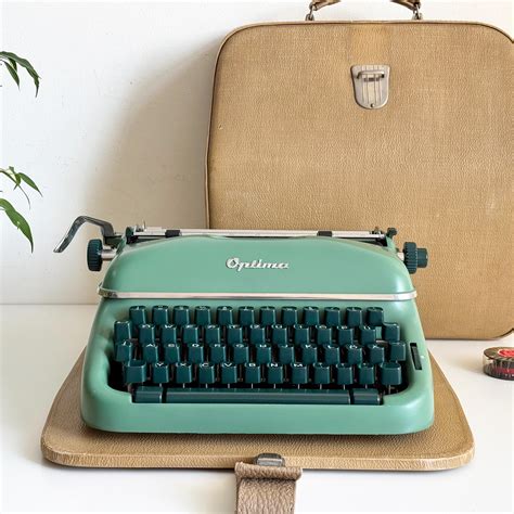 Typewriter Optima Elite 3 From The 1960s Working Professionally