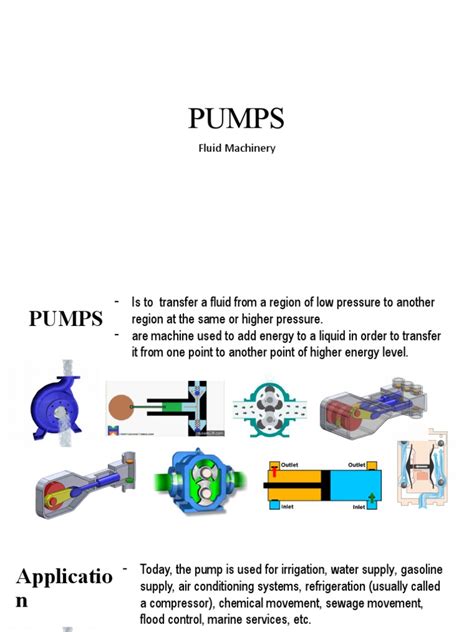 Pumps Pdf Pump Fluid Dynamics