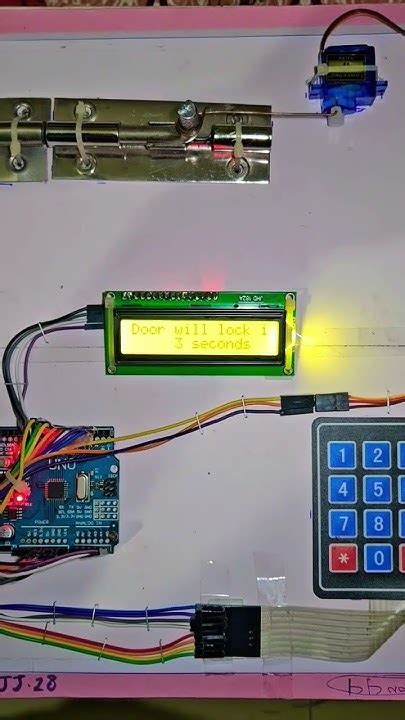 Password Door Lock Using Arduino Arduino Arduinoproject Diy Automobile Electronicmusic