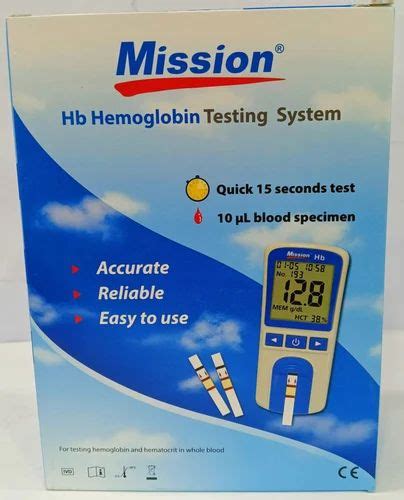 Mission Hb Hemoglobin Testing System At ₹ 9345 Bajaria Nagpur Id 2853721642630