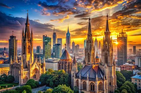 Exploring The Evolution Of Cityscapes A Comparative Look At Gothic Art Deco And Modernist