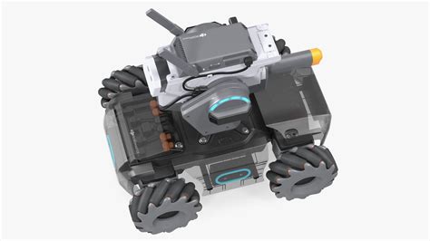 robot educativo dji robomaster s1 con gamepad modello 3d 79