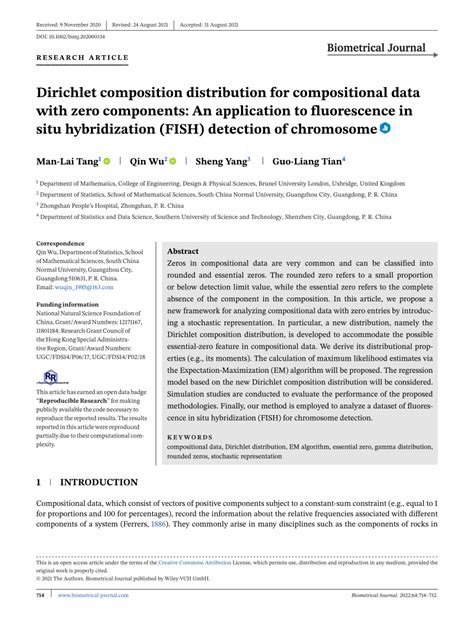 Pdf Dirichlet Composition Distribution For Compositional Data With