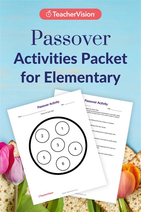 Passover Worksheets And Activities Packet Teachervision Passover Activities Passover