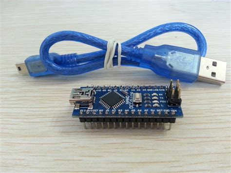 Купить 10pcslot для Arduino Nano 30 Atmel Atmega328 кабель мини Usb