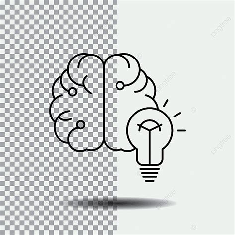 فكرة خلفية عصف ذهني مشرق خط اختراع المتجه Png والمتجهات للتحميل مجانا