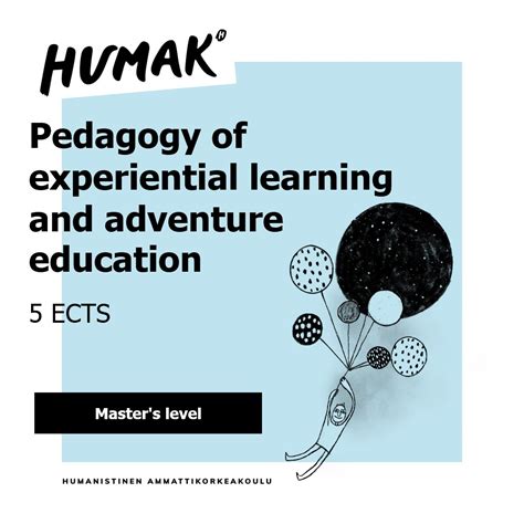 Pedagogy Of Experiential Learning And Adventure Education 5 Ects Master´s Level Spring 2025