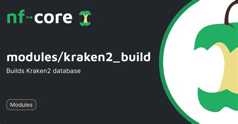 Modules Kraken2 Build