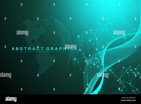 Big Data Visualization Background Graphic Abstract Background Communication Perspective