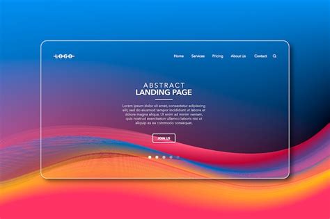 premium vector colorful modern abstract background landing page website