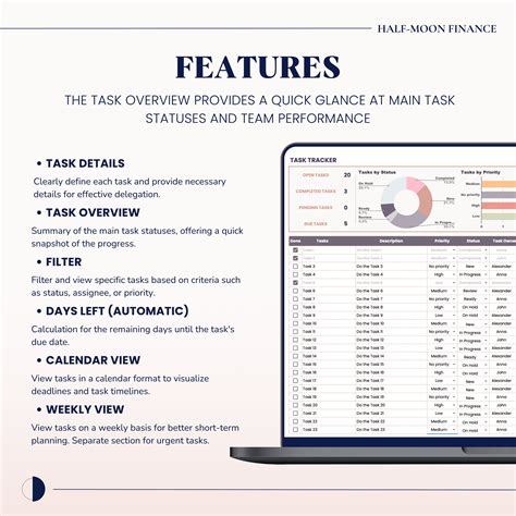 Task Tracker Google Sheets Template Team Project Management Task To Do List Etsy