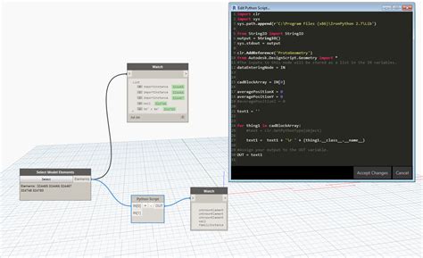 Working With Imported Geometries CAD Blocks Through Python In Dynamo