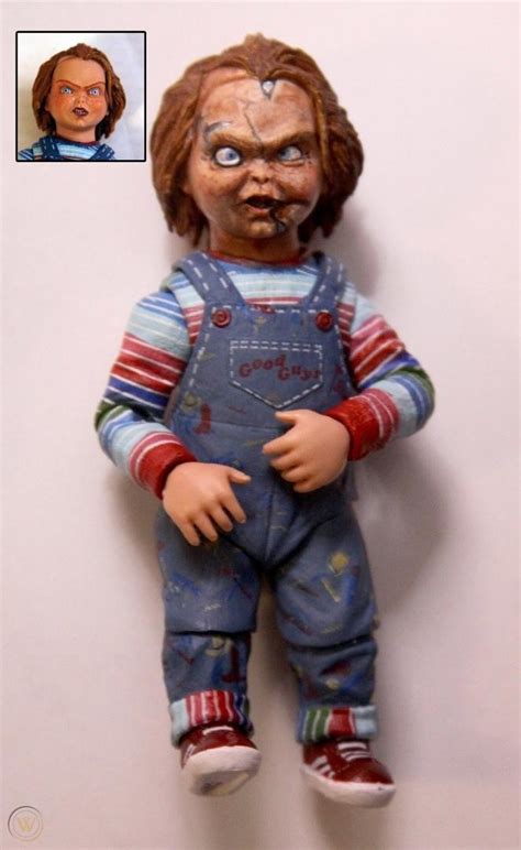 Neca Ultimate Chucky Custom Repainted Heads Bride Of Chucky Tommy