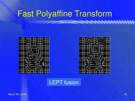Ppt A Log Euclidean Polyaffine Framework For Locally Rigid Or Affine Registration Powerpoint