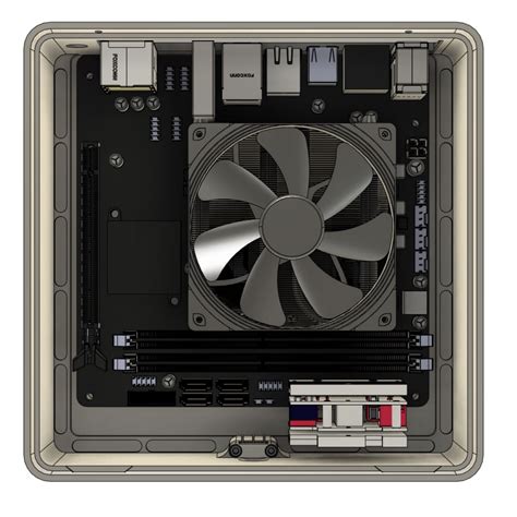 Prototype Mini Itx Apu Case Sub 30l Billet Aluminium Sffnetwork