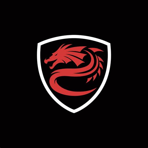 용 방패 로고 일러스트 ai 독점 다운로드 download dragon shield logo Urbanbrush