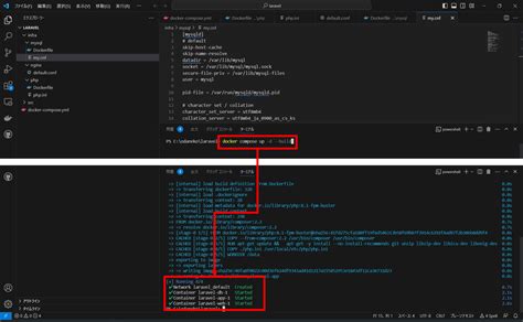 【laravel】dockerでlaravelnginxmysqlの環境を構築してみる（windows） おだねこのitブログ