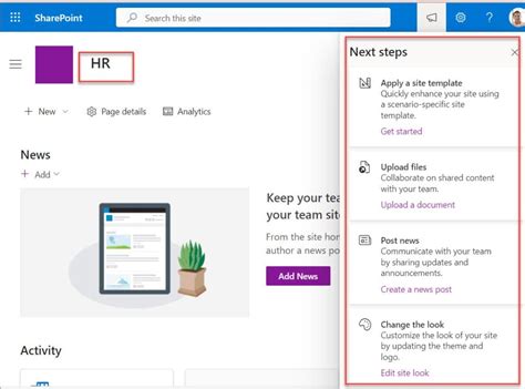 how to create a subsite in sharepoint