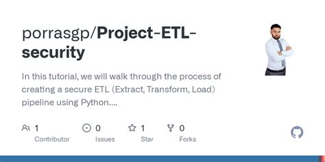 GitHub Porrasgp Project ETL Security