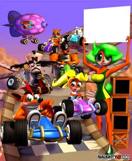 Crash Team Racing Crash Bandicoot Pura Coco Ripper Roo Crash