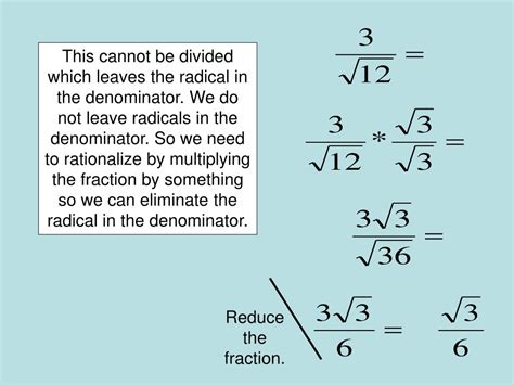 PPT Multiplying Dividing Radicals PowerPoint Presentation Free Download ID 271942