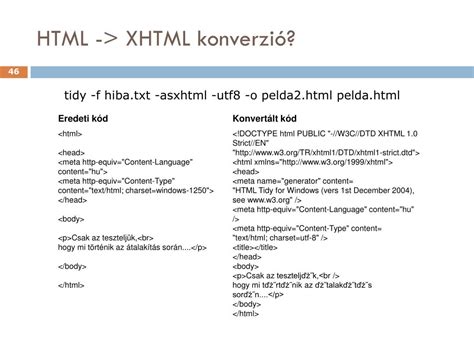 Ppt Html Alapok Powerpoint Presentation Free Download Id7031457
