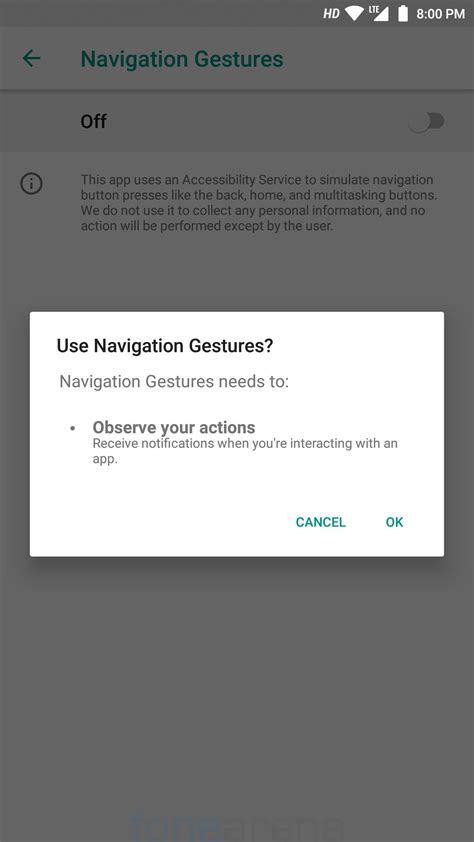 Get Android Pie Like Navigation Gestures On Any Device