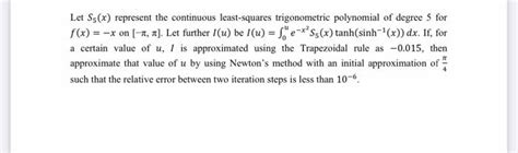 This Question Is Numerical Methods Problem Can U