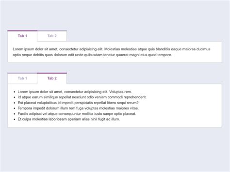 HTML Tabs Example With Code CodeHim