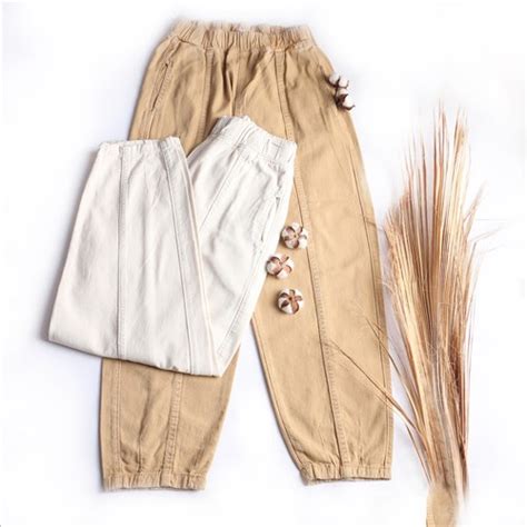 شلوار مام فیت کتان New فروشگاه استایلوس