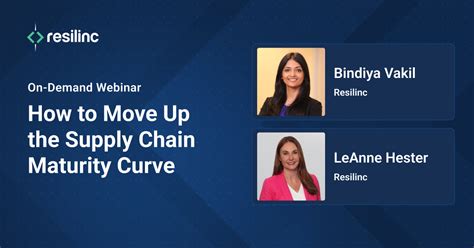 How To Move Up The Supply Chain Maturity Curve Resilinc