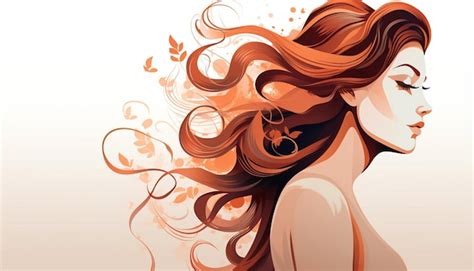 Woman Profile Beauty Illustrator On Vector Premium Ai Generated Image