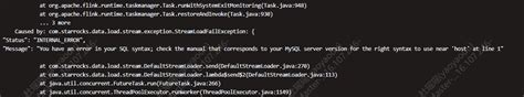 flink to sr keyword lead to load fail · issue 18655 · starrocks
