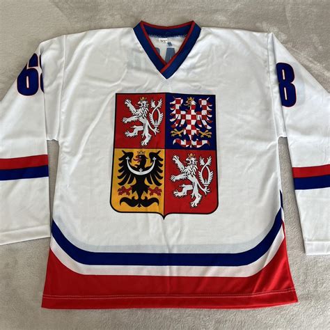 Jaromir Jagr Czech Hockey Jersey Unisex Size Small Depop