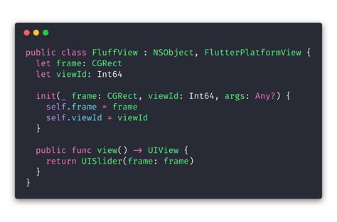 How To Use Native Uis In Flutter With Swift And Platform View By
