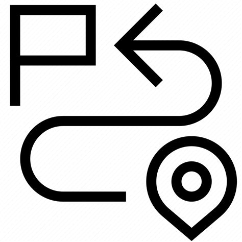 Arrow Gps Location Map Navigation Pointer Route Icon Download On Iconfinder