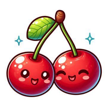 Cute Cherry Illustration Cute Cherries Cute Cherries Illustration