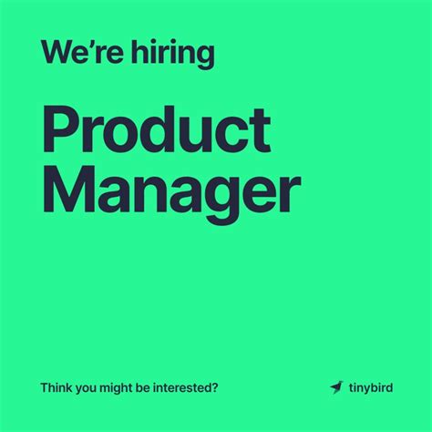 Tinybird On Linkedin Were Hiring 🙋 Tinybird Is Looking For A Product