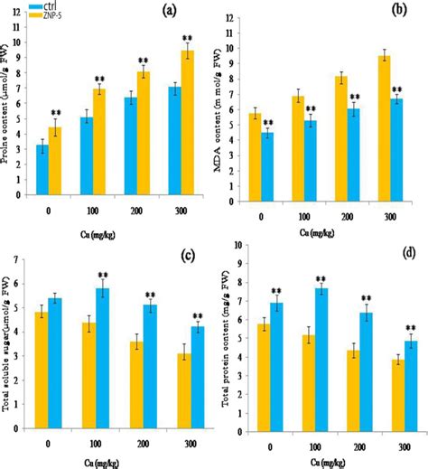 The Effect Of Bacterial Inoculation On Various Biochemical Parameters Download Scientific