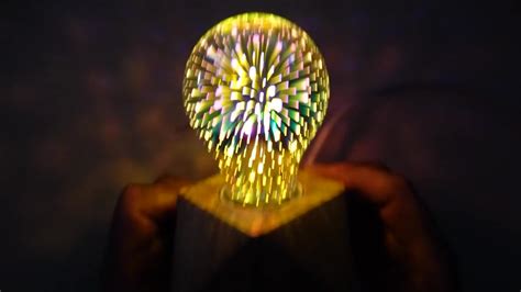 拆解五彩斑斓的灯泡，谁知道它裸眼3d的纵深观感是什么原理？ 电子发烧友网