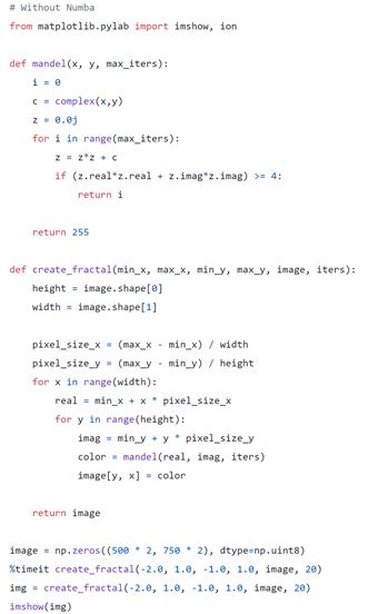 Optimizando Tu Código Con Numba