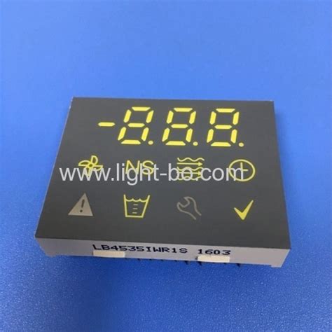 customized enhanced background multicolour 7 segment led display with